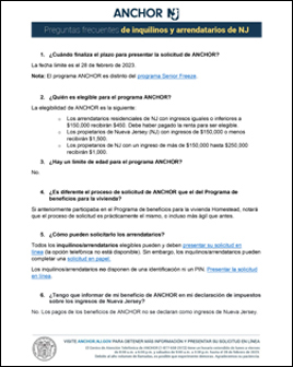 Department of the Treasury - ANCHOR – Affordable NJ Communities for ...